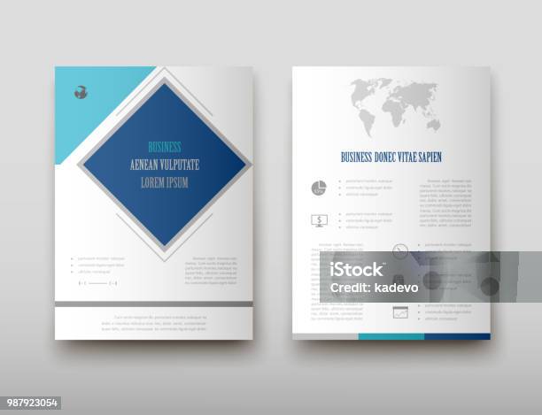 Leaflet Menutupi Presentasi Latar Belakang Geometris Abstrak Tata Letak