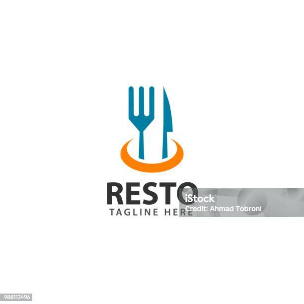 Resto 아이콘 벡터 템플릿 디자인 고기에 대한 스톡 벡터 아트 및 기타 이미지 고기 라벨 레스토랑 Istock