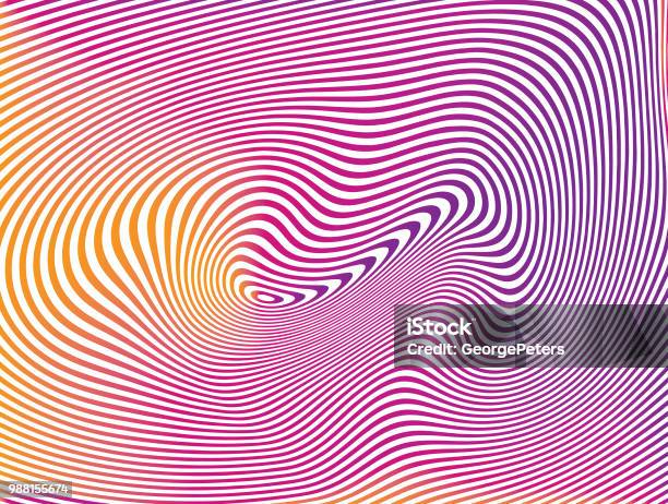 Pola Halftone Latar Belakang Abstrak Garis Bergelombang Dan