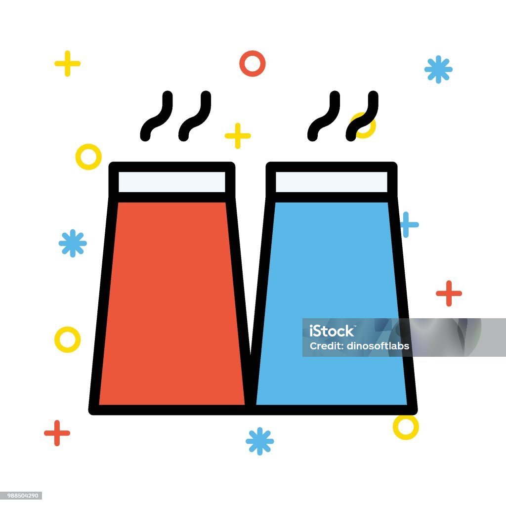 Power Plant Stock Illustration Download Image Now Backgrounds
