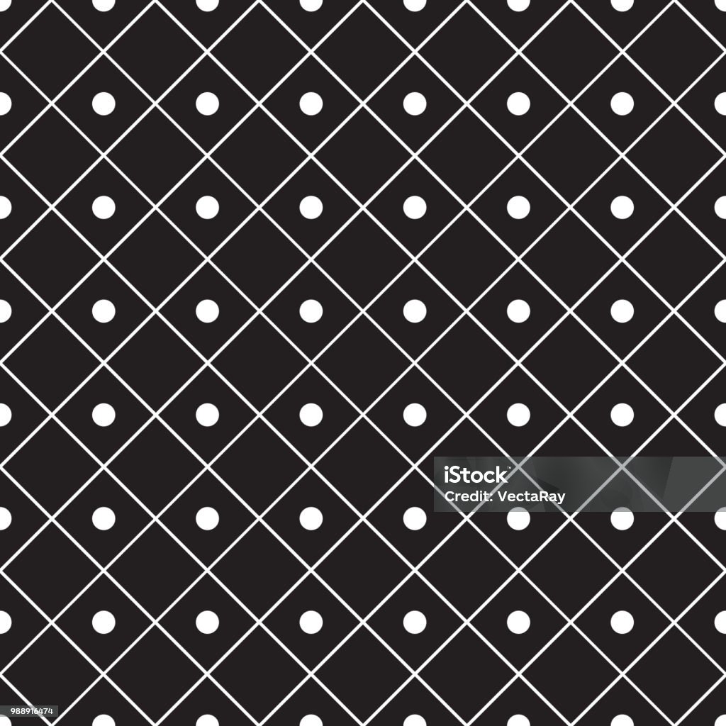 Seamless Abstract Geometric Square Grid Line And Dot Pattern Background ... Seamless Abstract Geometric Square Grid Line And Dot Pattern Background ...