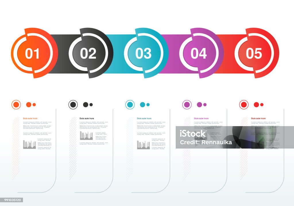 Vector Infographics Tijdlijn Ontwerp Sjabloon Met Circulaire Etiketten ... Vector Infographics Tijdlijn Ontwerp Sjabloon Met Circulaire Etiketten ...