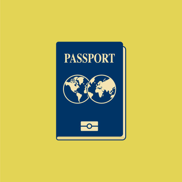 80 Clip Art Of Passport Stamp Template Stock Illustrations Royalty