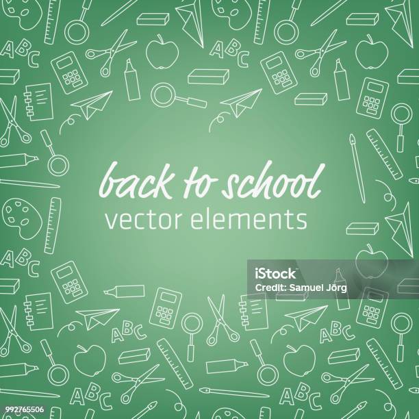 Back To School 배경 날씨에 대한 스톡 벡터 아트 및 기타 이미지 날씨 분필 신학기 Istock