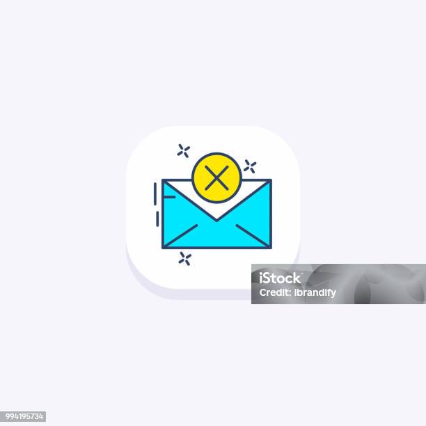 Ikon Keamanan Cyber Dengan Latar Belakang Terang Dan Tepi Bulat