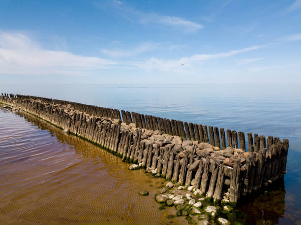 Weathered Wooden Pier Remains on the Baltic Sea Shore in Latvia | Free ...