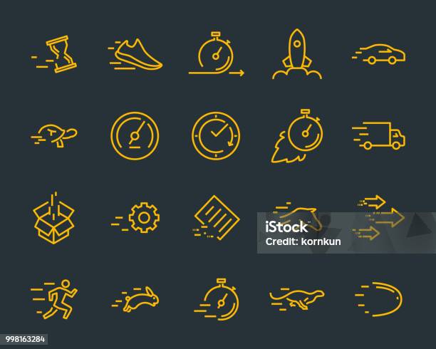 Vetores De Conjunto Simples De Ícone De Linha Do Vetor Conter Tal Icon