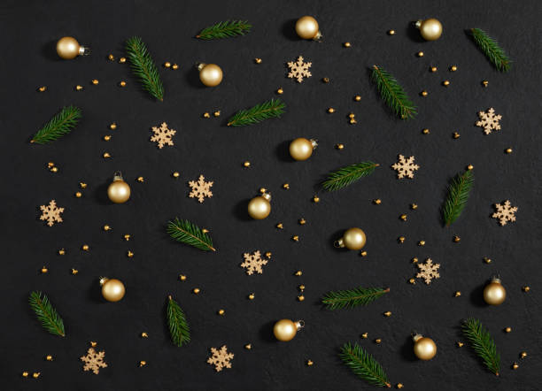 Dorado Sobre Negro Brillante Fondos Celebración De Navidad - Banco de ... Dorado Sobre Negro Brillante Fondos Celebración De Navidad - Banco de ...