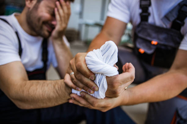 Finger Injury Of A Construction Worker Stock Photos, Pictures & Royalty ... Finger Injury Of A Construction Worker Stock Photos, Pictures & Royalty ...