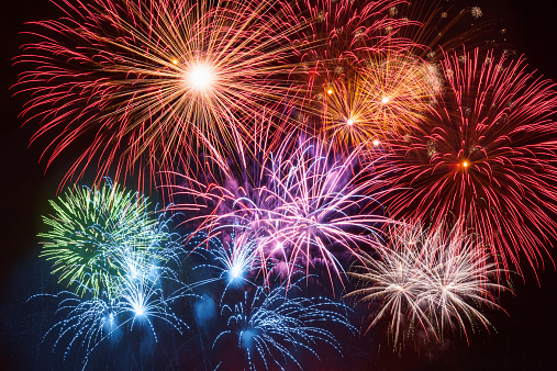 Colorful fireworks – free photo on Barnimages Colorful fireworks – free photo on Barnimages
