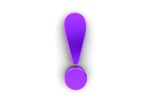 Ausrufezeichen Ausrufezeichen Lila 3d Weißen Hintergrund Stockfoto und ... Ausrufezeichen Ausrufezeichen Lila 3d Weißen Hintergrund Stockfoto und ...