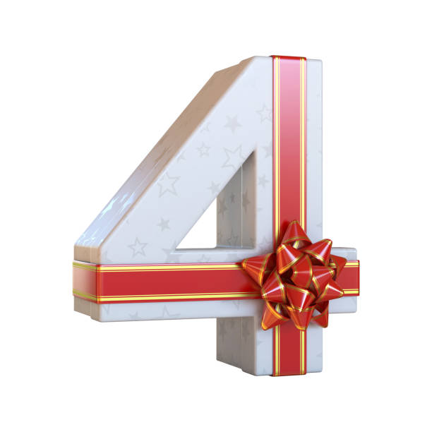 Royalty Free Number Number 4 Metal Three Dimensional Shape Pictures ... Royalty Free Number Number 4 Metal Three Dimensional Shape Pictures ...