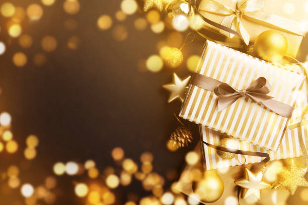 Dorado Sobre Negro Brillante Fondos Celebración De Navidad - Banco de ... Dorado Sobre Negro Brillante Fondos Celebración De Navidad - Banco de ...