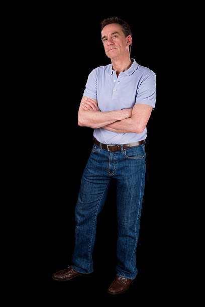 Royalty Free Angry Frowning Grumpy Middle Age Man With Arms Folded ... Royalty Free Angry Frowning Grumpy Middle Age Man With Arms Folded ...