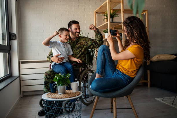 Veteran Wheelchair Family Stock Photos, Pictures & Royalty-Free Images ... Veteran Wheelchair Family Stock Photos, Pictures & Royalty-Free Images ...