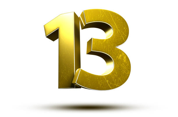 Número 13 - Banco de fotos e imágenes de stock - iStock Número 13 - Banco de fotos e imágenes de stock - iStock
