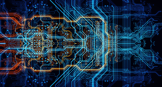 Orange Blue Technology Background Stock Photo - Download Image Now - iStock Orange Blue Technology Background Stock Photo - Download Image Now - iStock
