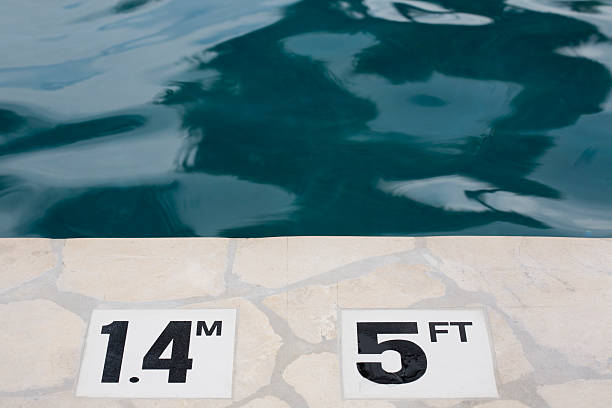 Best Swimming Pool Depth Marker Meter Deep Stock Photos, Pictures ... Best Swimming Pool Depth Marker Meter Deep Stock Photos, Pictures ...