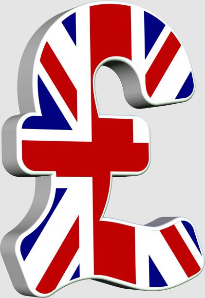 Royalty Free British Currency Pound Symbol Sign Three Dimensional Shape ... Royalty Free British Currency Pound Symbol Sign Three Dimensional Shape ...