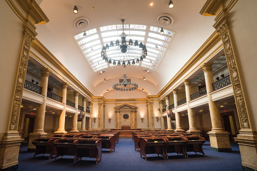 Senate Chamber Inside Kentucky State Capitol Stock Photo - Download ... Senate Chamber Inside Kentucky State Capitol Stock Photo - Download ...