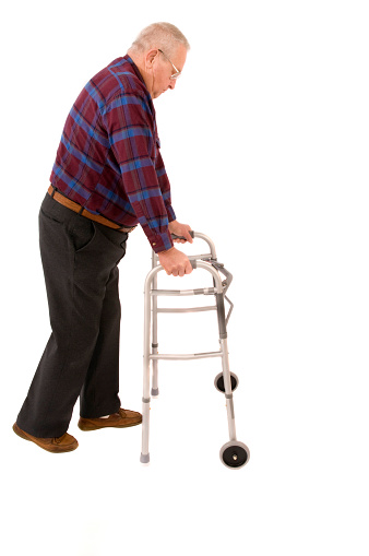 Senior Citizen Using A Walker Stock Photo - Download Image Now - iStock Senior Citizen Using A Walker Stock Photo - Download Image Now - iStock