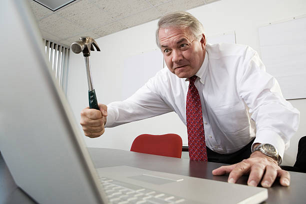 Hammer Computer Hitting Frustration Stock Photos, Pictures & Royalty ... Hammer Computer Hitting Frustration Stock Photos, Pictures & Royalty ...