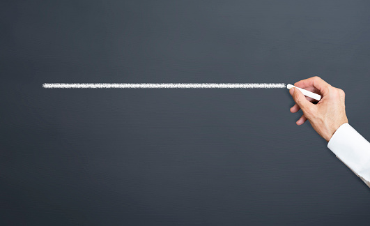 White Chalk Line On Blackboard Stock Photo - Download Image Now - iStock White Chalk Line On Blackboard Stock Photo - Download Image Now - iStock