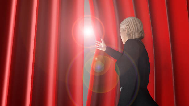 Peeking Behind The Curtain Stock Photos, Pictures & Royalty-Free Images ... Peeking Behind The Curtain Stock Photos, Pictures & Royalty-Free Images ...
