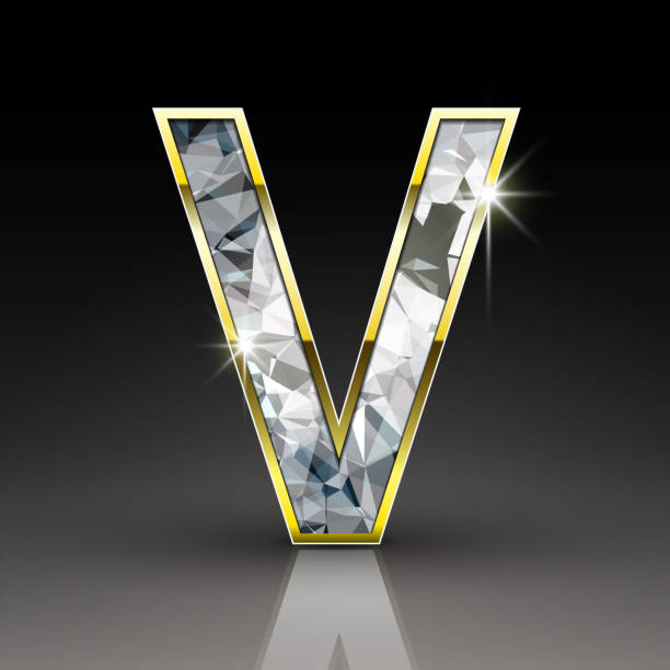 Best Gold Font Type Letter V Uppercase Illustrations, Royalty-Free ... Best Gold Font Type Letter V Uppercase Illustrations, Royalty-Free ...