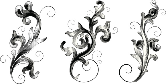 Acanthus Scroll Set Stock Illustration - Download Image Now - iStock Acanthus Scroll Set Stock Illustration - Download Image Now - iStock