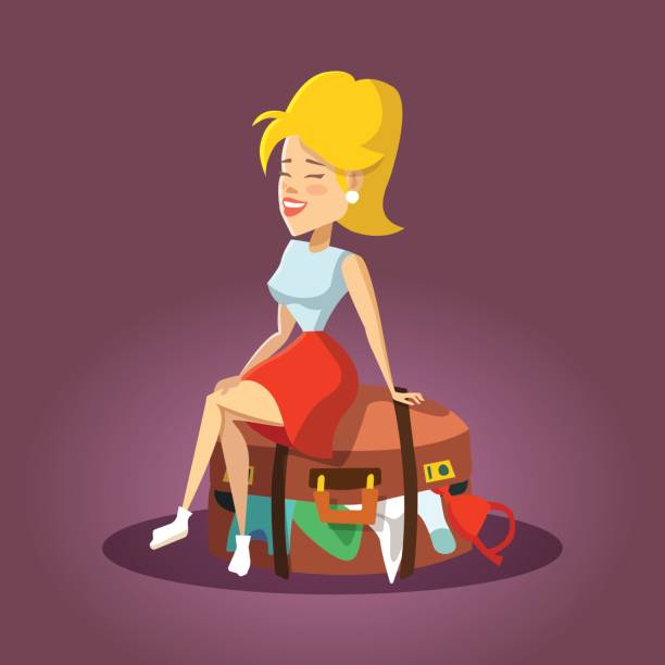 Royalty Free Overflowing Suitcase Clip Art, Vector Images ... Royalty Free Overflowing Suitcase Clip Art, Vector Images ...