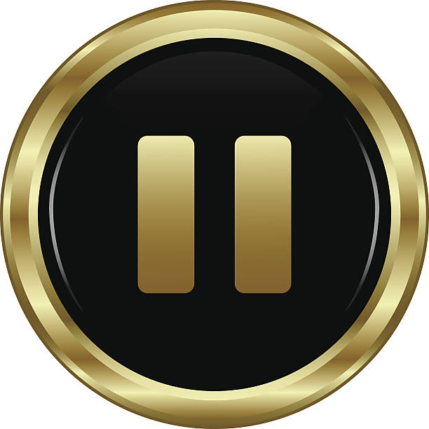 Black Gold Pause Button Illustrations, Royalty-Free Vector Graphics ... Black Gold Pause Button Illustrations, Royalty-Free Vector Graphics ...