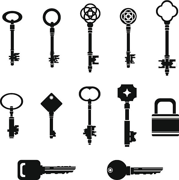 Old Fashioned Key Lock Silhouette Stock Photos, Pictures & Royalty-Free ... Old Fashioned Key Lock Silhouette Stock Photos, Pictures & Royalty-Free ...