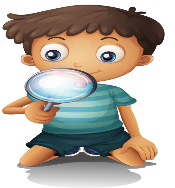 Kid With Magnifying Glass Illustrations, Royalty-Free Vector Graphics ... Kid With Magnifying Glass Illustrations, Royalty-Free Vector Graphics ...
