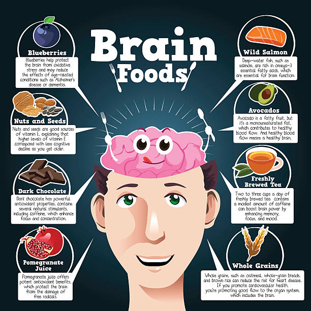 Brain Health Food Illustrations, Royalty-Free Vector Graphics & Clip ... Brain Health Food Illustrations, Royalty-Free Vector Graphics & Clip ...