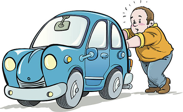 Royalty Free Pushing Car Clip Art, Vector Images & Illustrations - iStock Royalty Free Pushing Car Clip Art, Vector Images & Illustrations - iStock