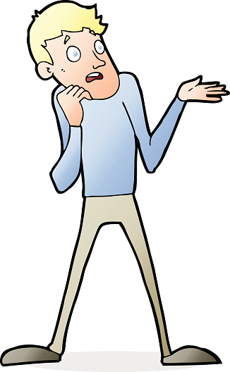 Cartoon Nervous Man Stock Illustration - Download Image Now - iStock Cartoon Nervous Man Stock Illustration - Download Image Now - iStock