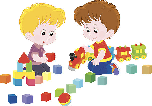 Cartoon Of A Child Playing With Blocks Illustrations, Royalty-Free ... Cartoon Of A Child Playing With Blocks Illustrations, Royalty-Free ...