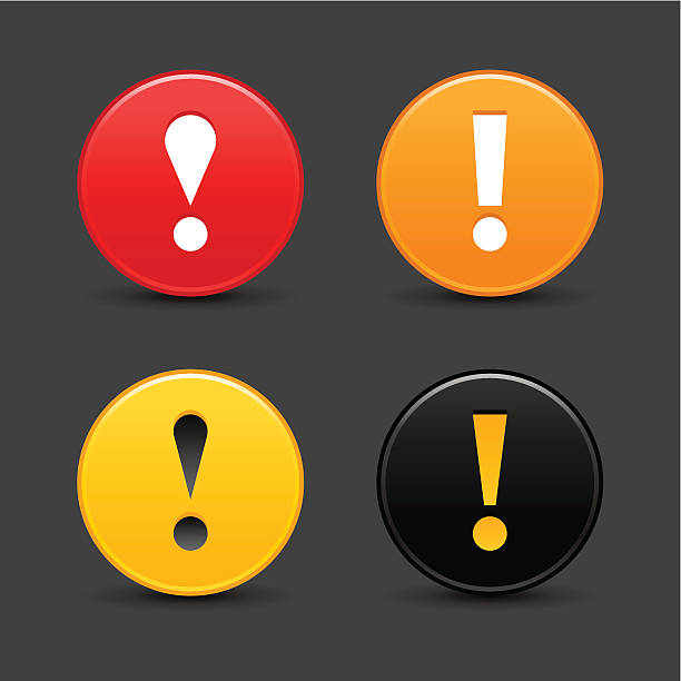Yellow Circle Exclamation Mark Icon Warning Sign Vector Image Yellow Circle Exclamation Mark Icon Warning Sign Vector Image