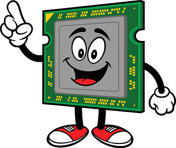 Best Cartoon Of The Computer Cpu Illustrations, Royalty-Free Vector ... Best Cartoon Of The Computer Cpu Illustrations, Royalty-Free Vector ...