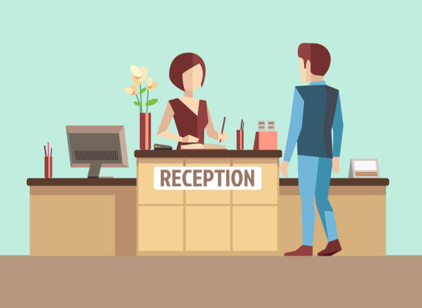 Receptionist Illustrations, Royalty-Free Vector Graphics & Clip Art ... Receptionist Illustrations, Royalty-Free Vector Graphics & Clip Art ...