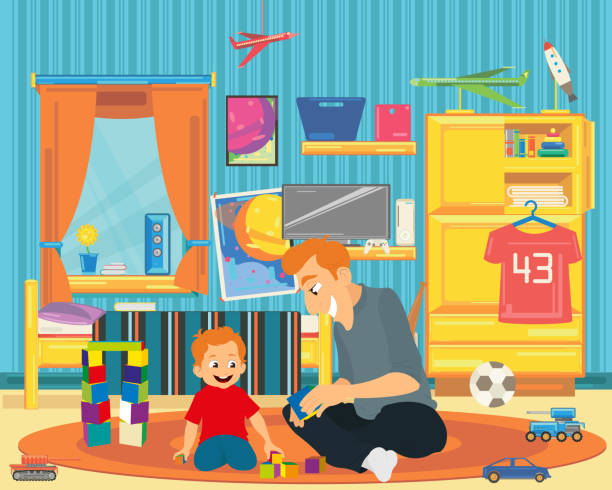 Best Father Son Building Blocks Illustrations, Royalty-Free Vector ... Best Father Son Building Blocks Illustrations, Royalty-Free Vector ...