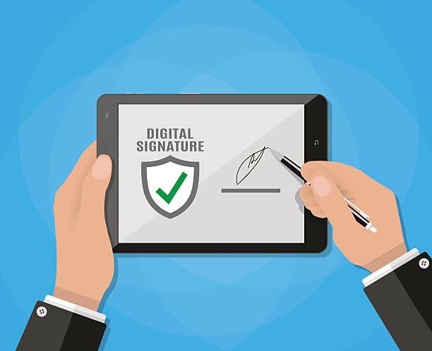 Electronic Signature Illustrations, Royalty-Free Vector Graphics & Clip ... Electronic Signature Illustrations, Royalty-Free Vector Graphics & Clip ...