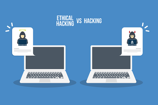 Ethical Hacking Vs Hacking Stock Illustration - Download Image Now - iStock Ethical Hacking Vs Hacking Stock Illustration - Download Image Now - iStock