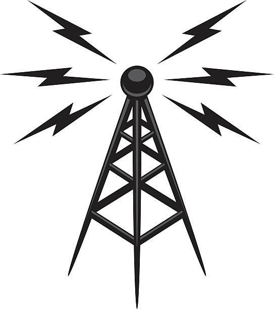Royalty Free Cartoon Of Radio Tower Clip Art, Vector Images ... Royalty Free Cartoon Of Radio Tower Clip Art, Vector Images ...