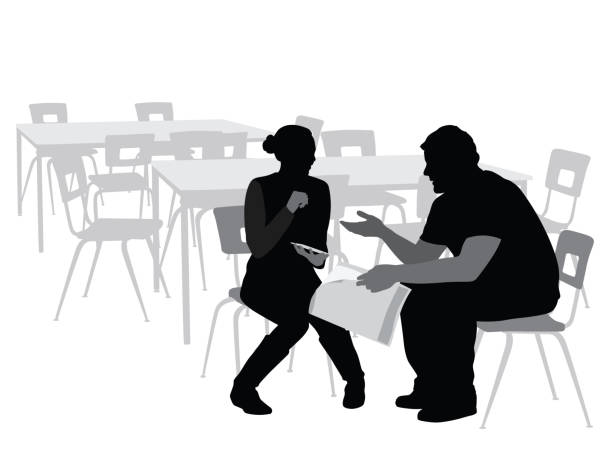 Two Students Discussing Illustrations, Royalty-Free Vector Graphics ... Two Students Discussing Illustrations, Royalty-Free Vector Graphics ...