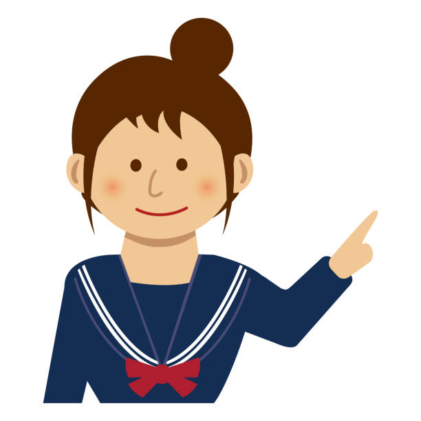 Royalty Free Girl Pointing At Herself Clip Art, Vector Images ... Royalty Free Girl Pointing At Herself Clip Art, Vector Images ...