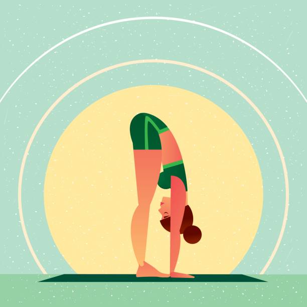 Standing Forward Bend Illustrations, Royalty-Free Vector Graphics ... Standing Forward Bend Illustrations, Royalty-Free Vector Graphics ...