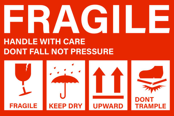Fragile Sticker Template - Sella Kristanti Fragile Sticker Template - Sella Kristanti
