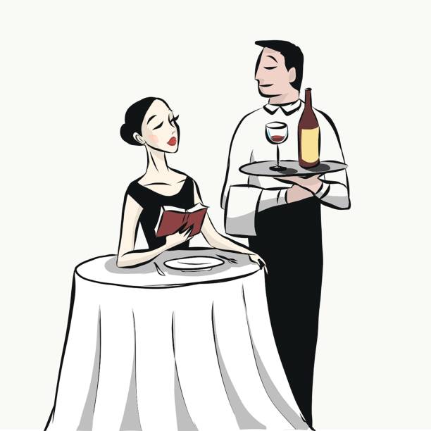 Royalty Free Asian Waiter Serving Food Clip Art, Vector Images ... Royalty Free Asian Waiter Serving Food Clip Art, Vector Images ...